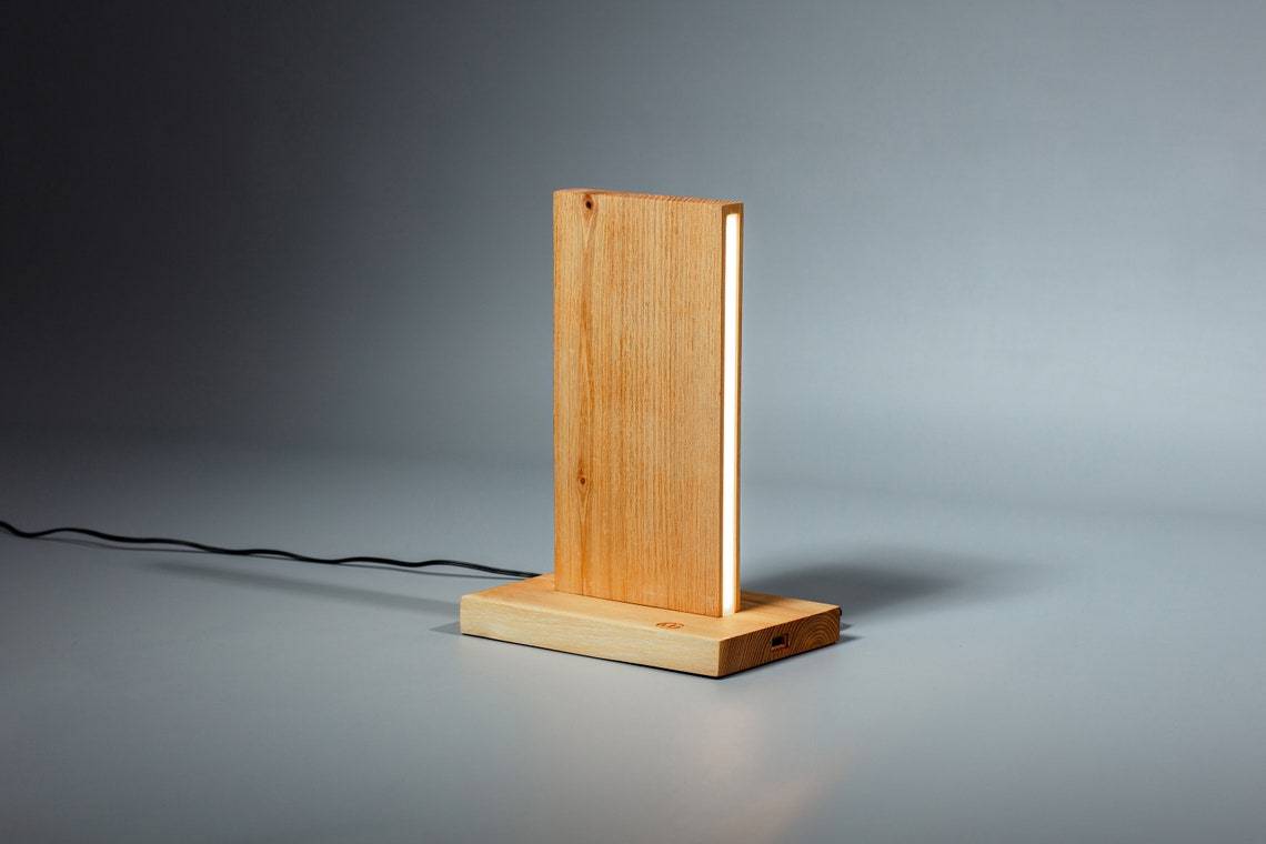 Wooden LED Table Lamp – JTNLAB