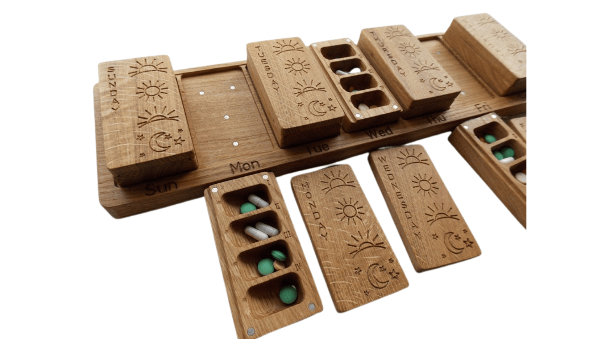 Modular Pill Boxes 4 Time Daily – JTNLAB